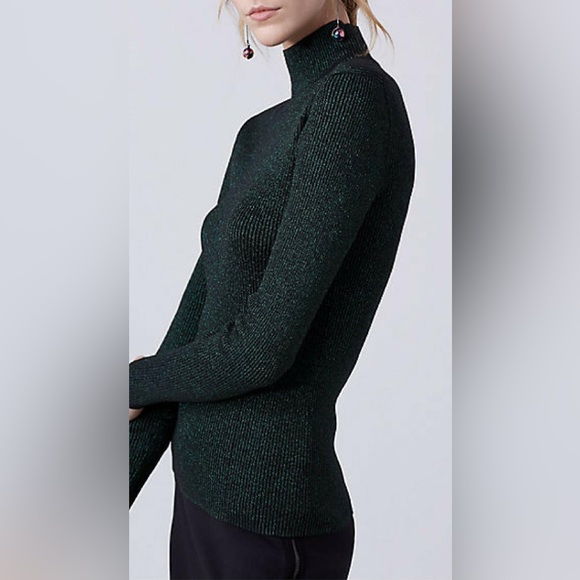Diane Von Furstenberg | Sweaters | Dvf Tess Metallic Sweater | Poshmark